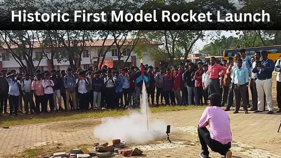 Triumphant Launch: Rocketry Tamil’s Historic Model Rocket Soars at ...